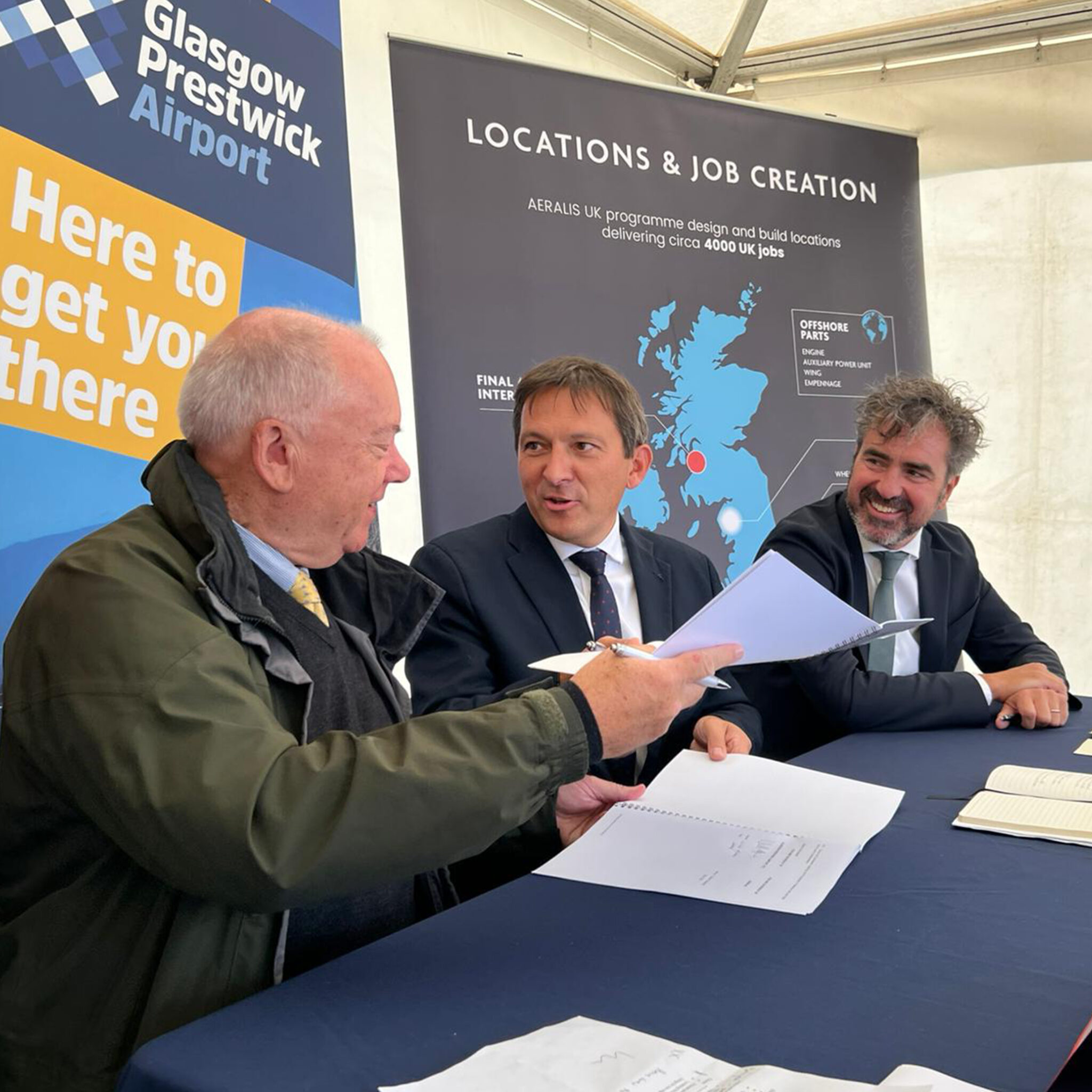 AERALIS & GLASGOW PRESTWICK INTERNATIONAL AIRPORT SIGN STRATEGIC ...